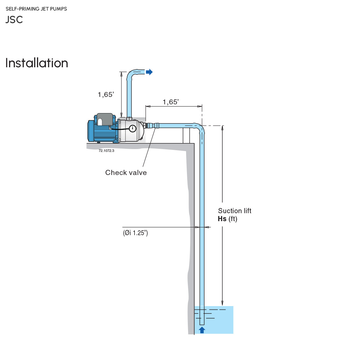 Shallow Well Jet Pump Installation Diagram Flint And Walling CPJ,